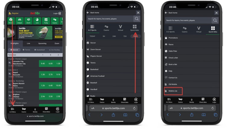 Bet9ja Mobile Lite - How to Use the Super Fast Lite Version (2022)