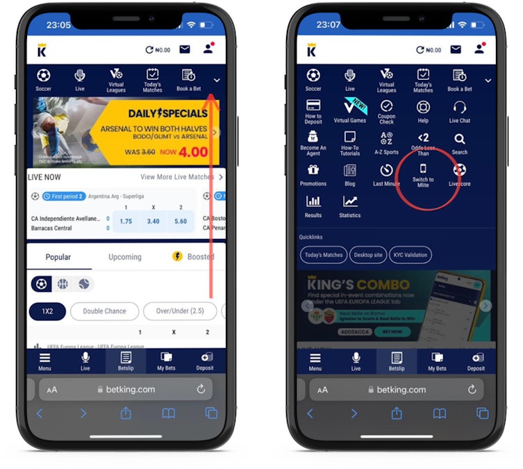 Betking Mlite: How to Use Betking Mobile Lite